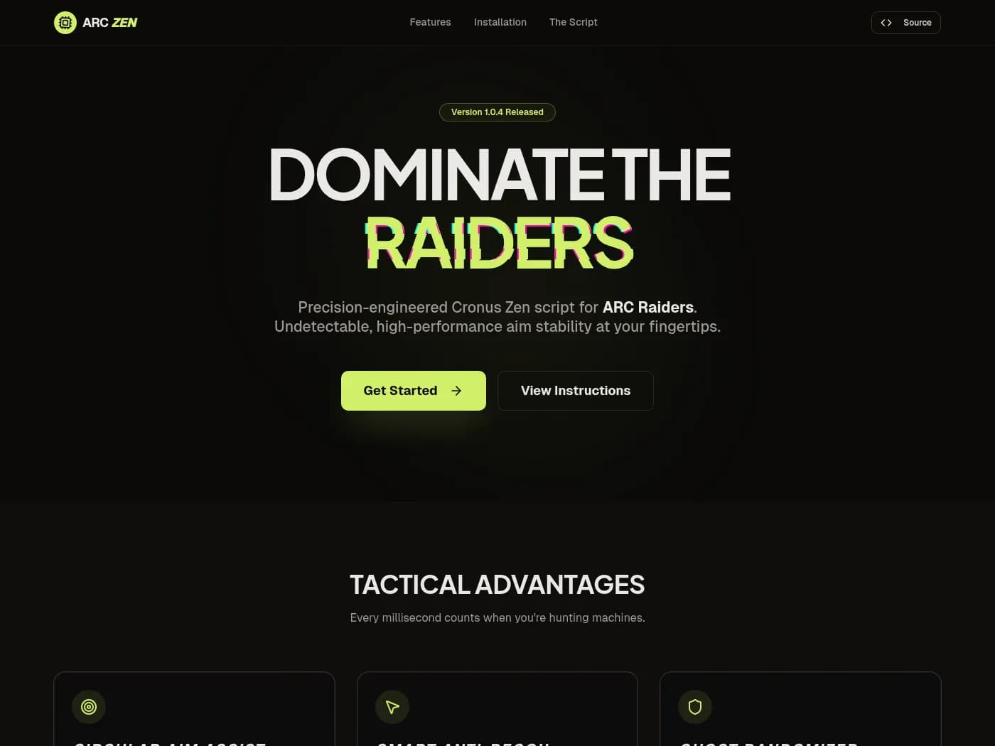 ARC Raiders Zen Script