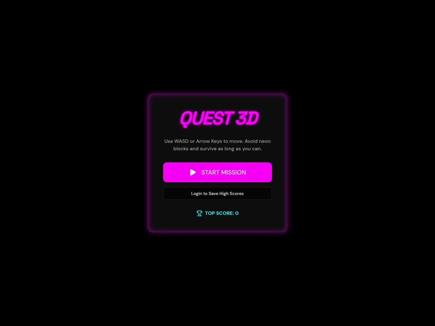 3D Arcade Quest