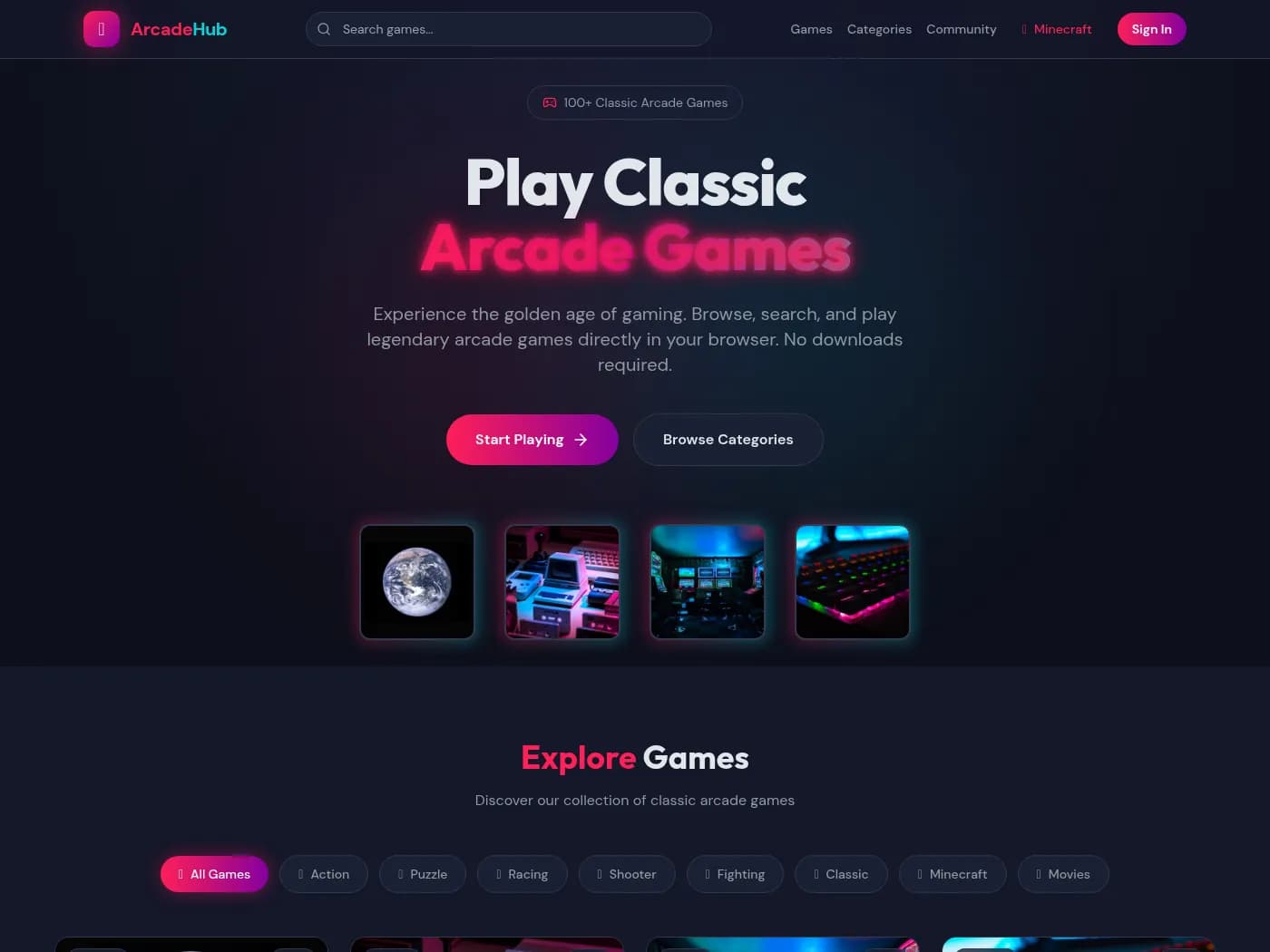Arcade Hub