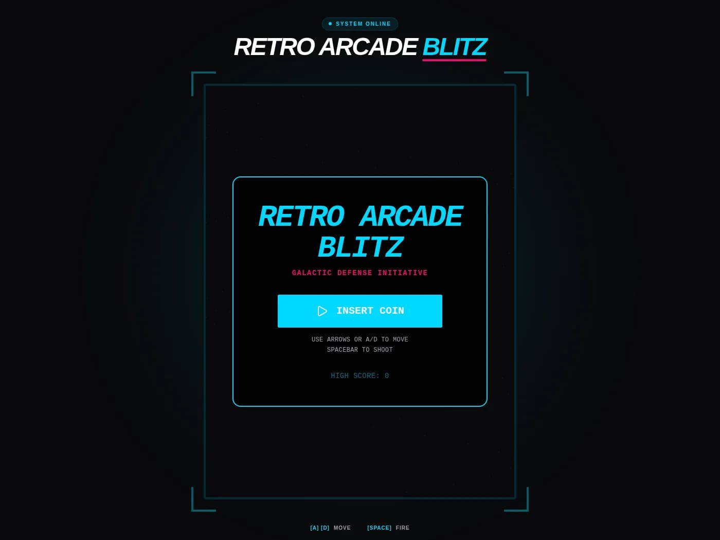 Retro Arcade Blitz