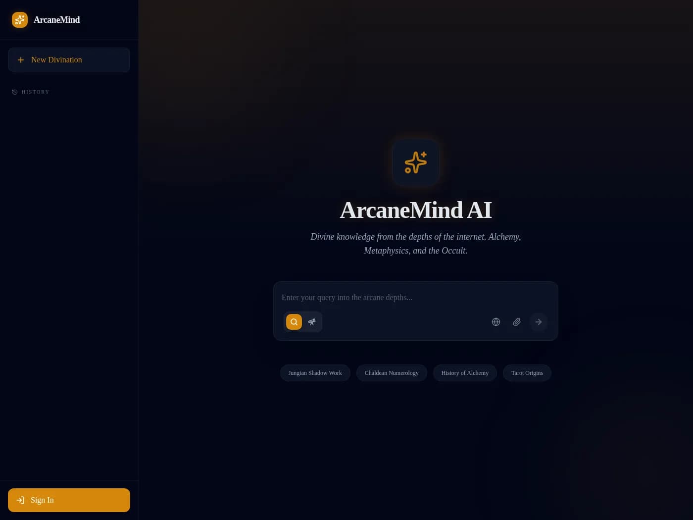 ArcaneMind AI