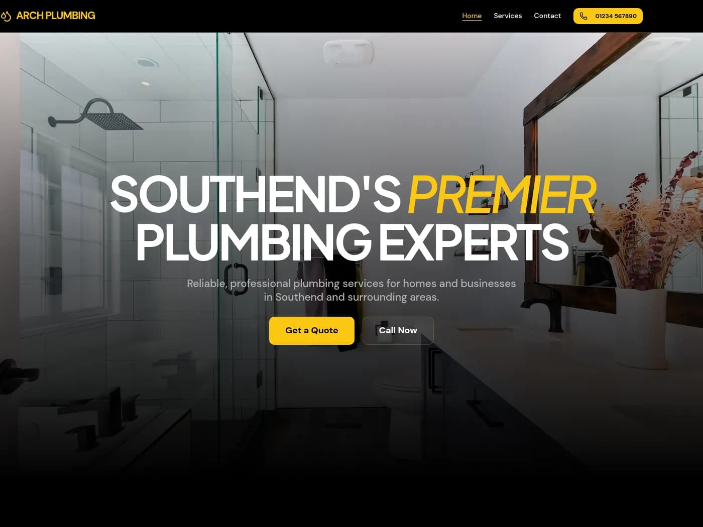 Arch Plumbing Website