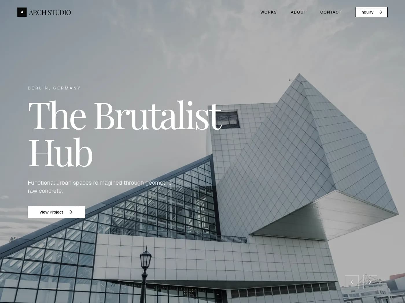 Arch Showcase Portfolio