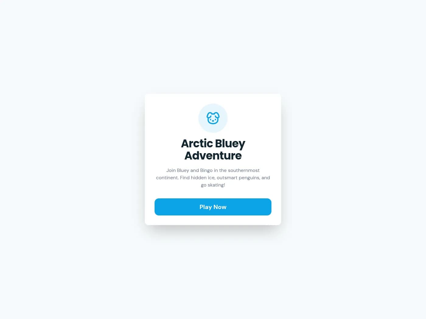 Arctic Bluey Adventure