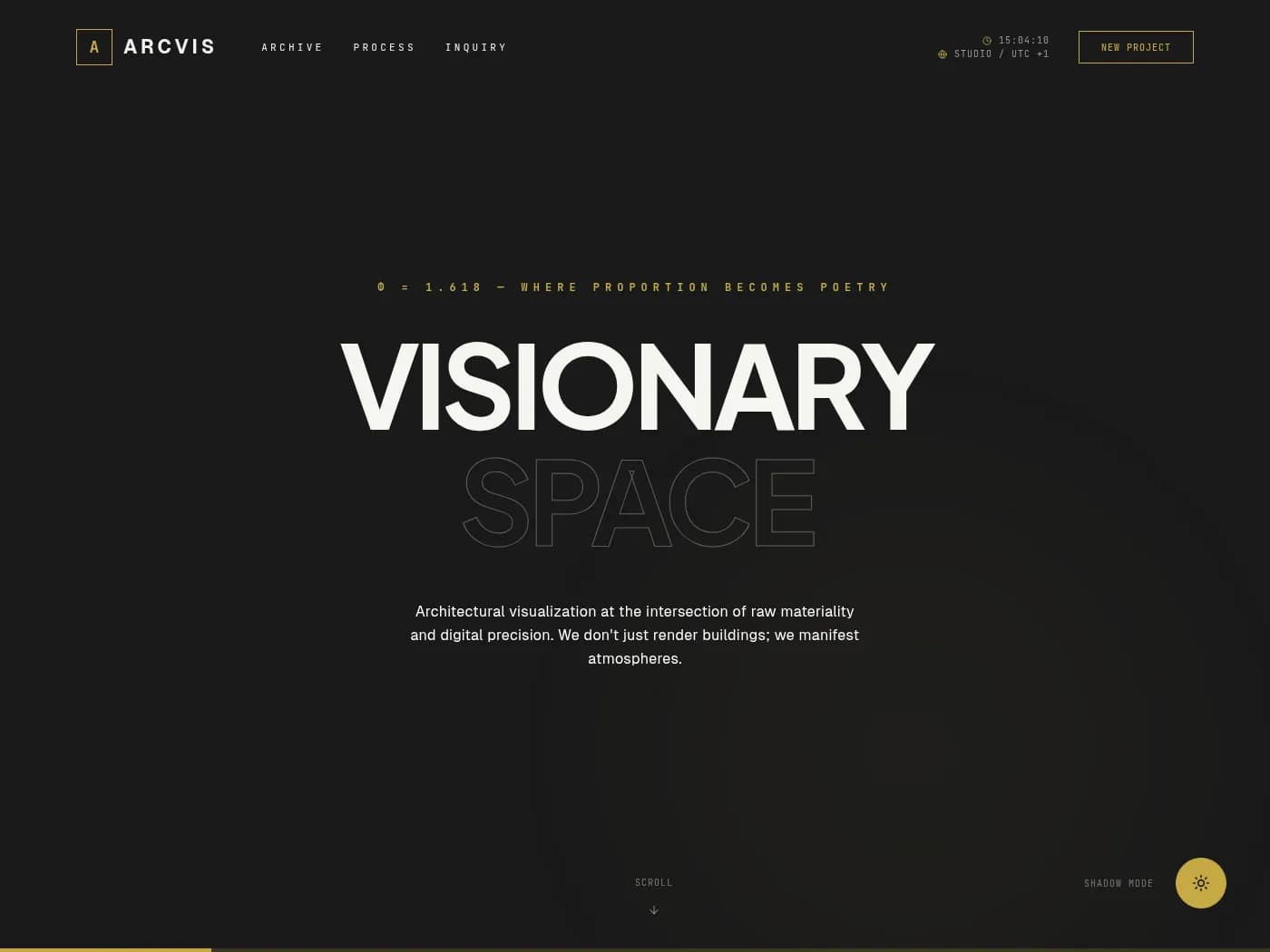 ArcVis Visionary Website