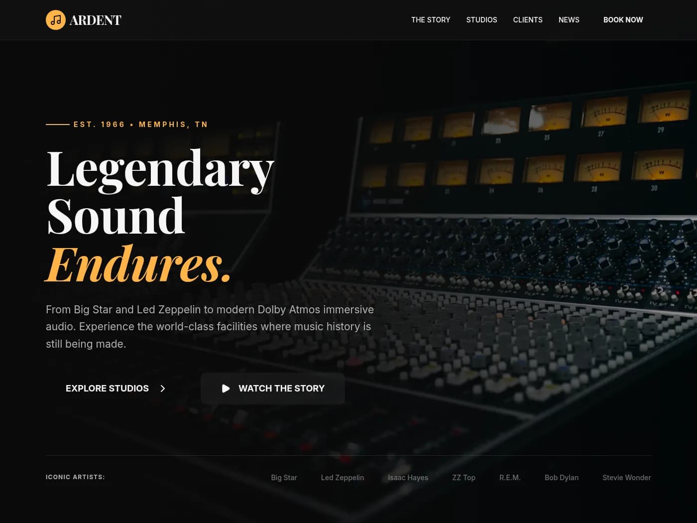 Ardent Studios Revamp