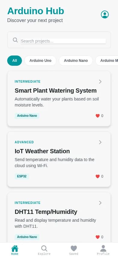 Arduino Project Hub