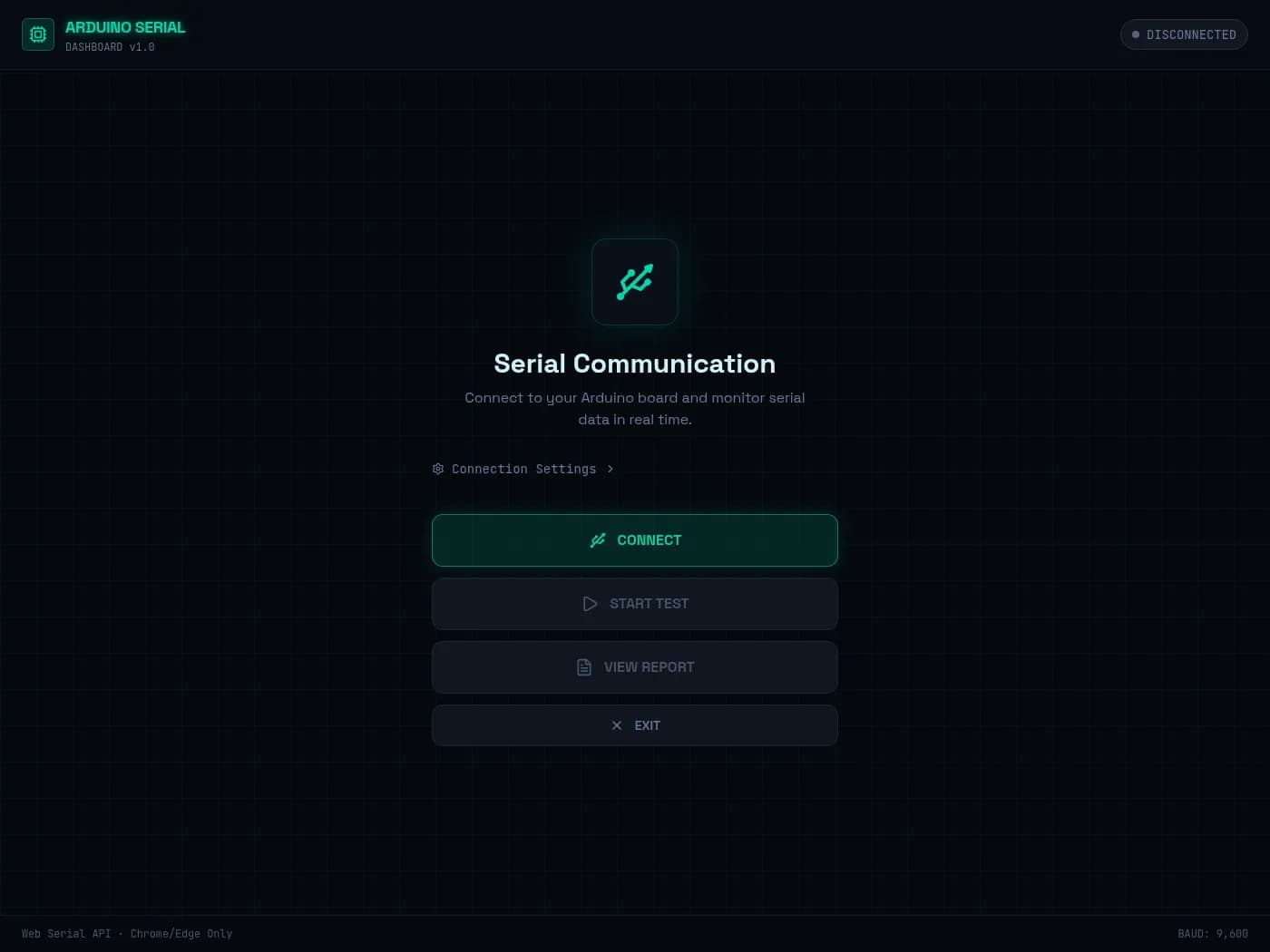 Arduino Serial Dashboard