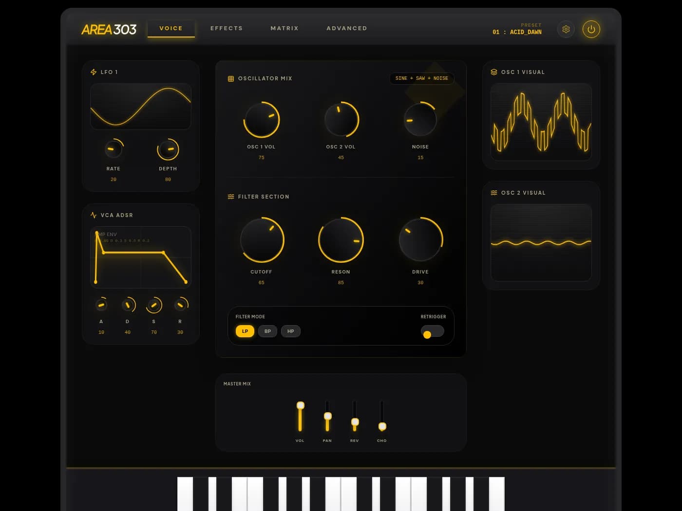 Area 303 Synth Preview