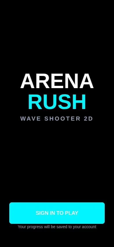 Arena Rush 2D Shooter