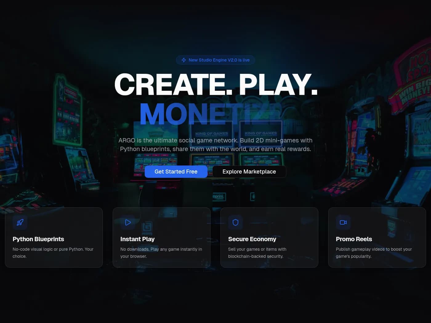Argo Game Social Network