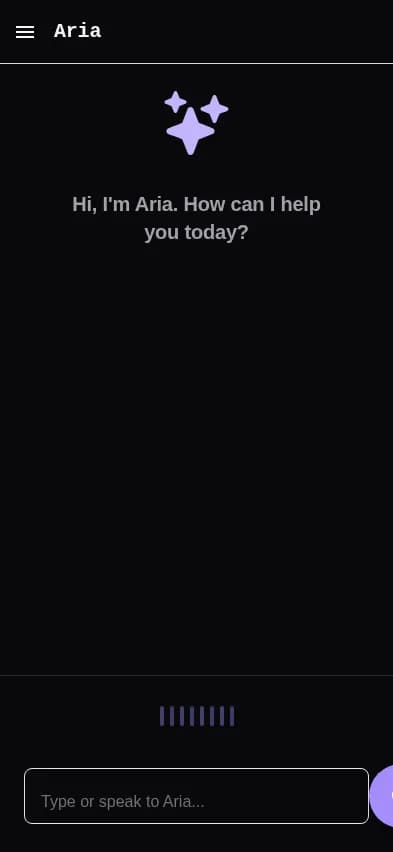 Aria AI Voice Assistant