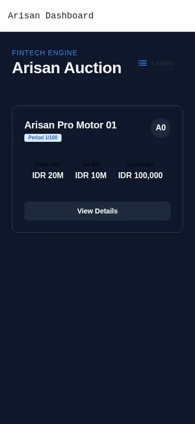 Arisan Auction Engine