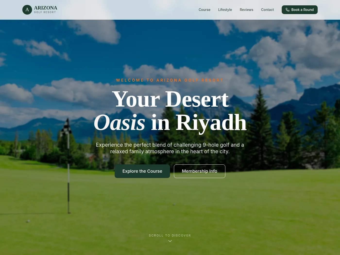 Arizona Golf Resort Site