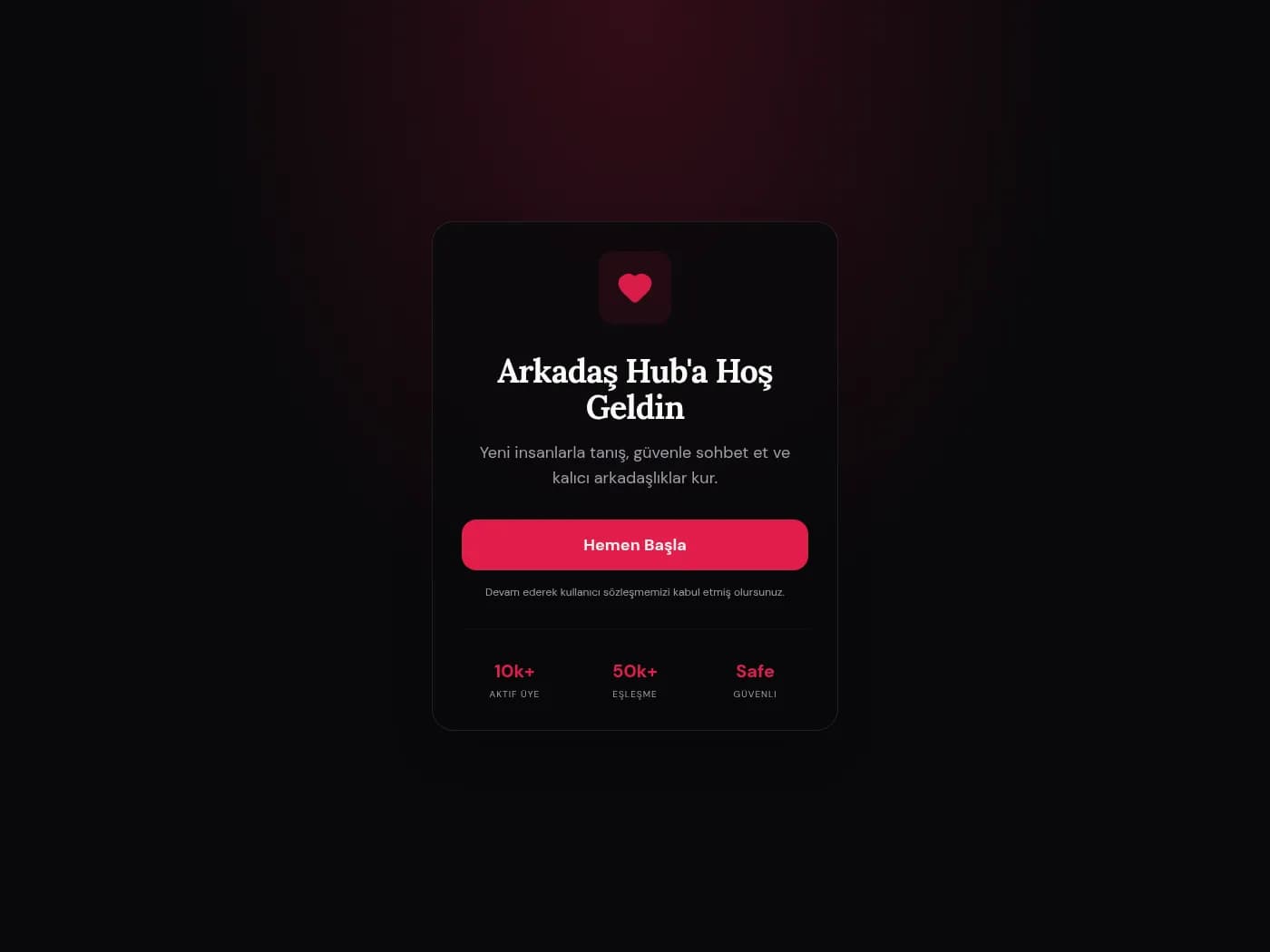 Erkek Arkadaş Chat Hub