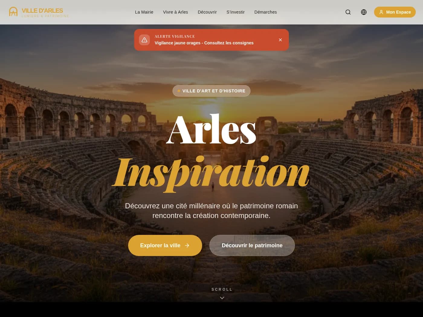 Arles City Rebrand