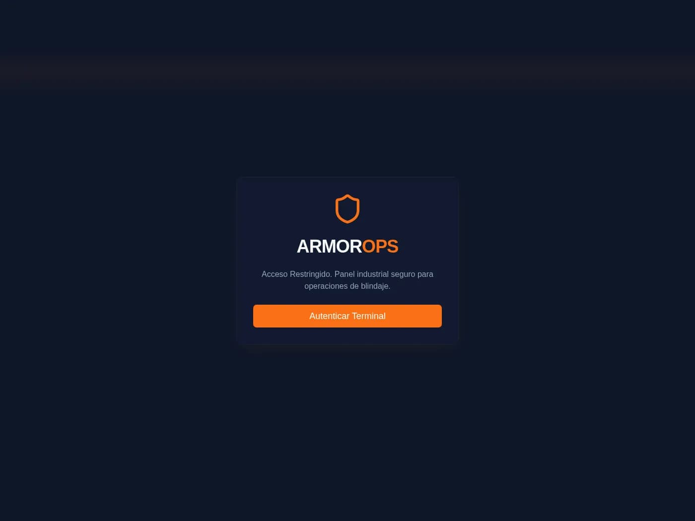 ArmorOps Panel