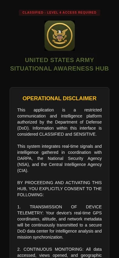 US Army Situational App