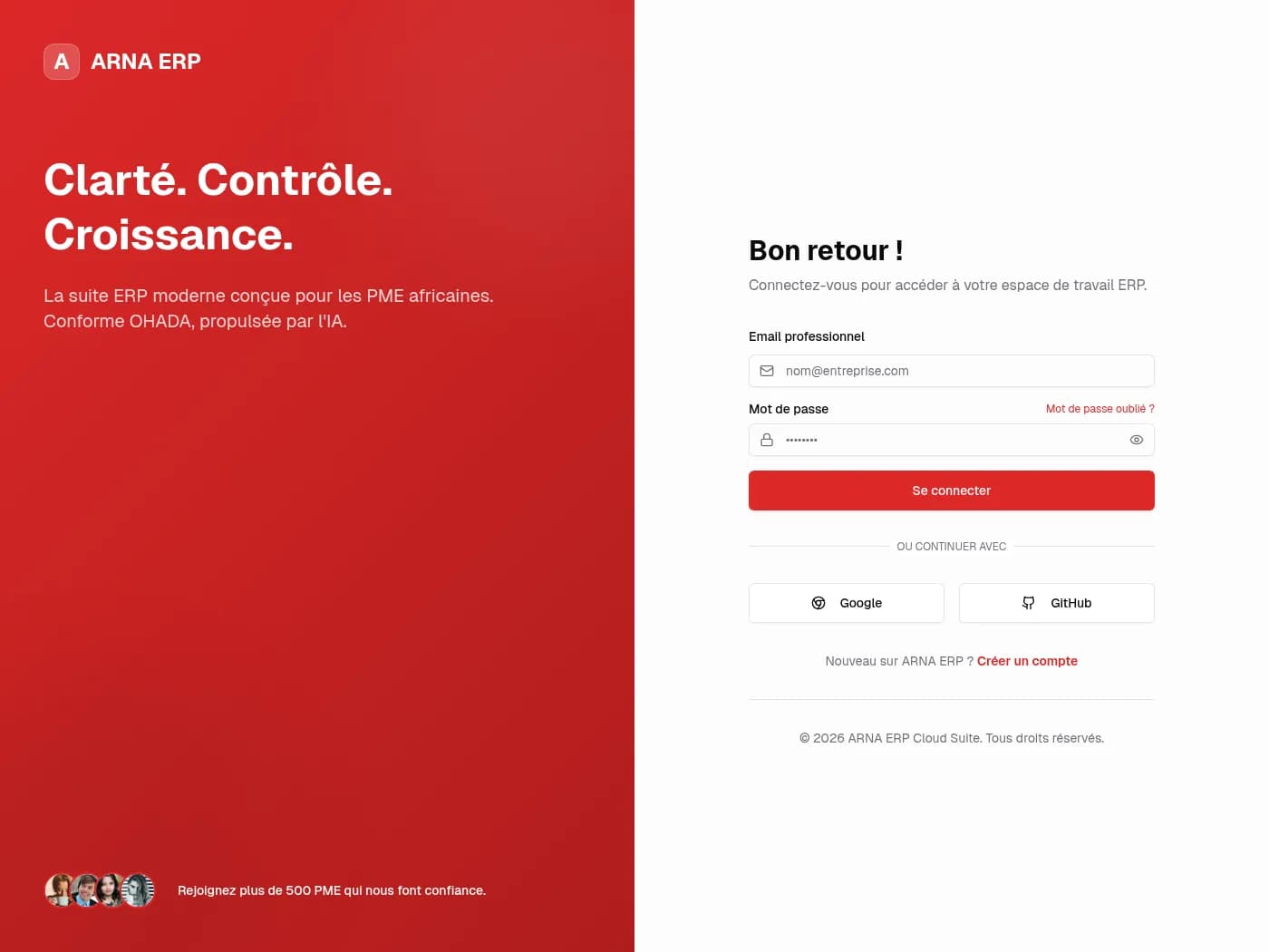 ARNA ERP Cloud Suite