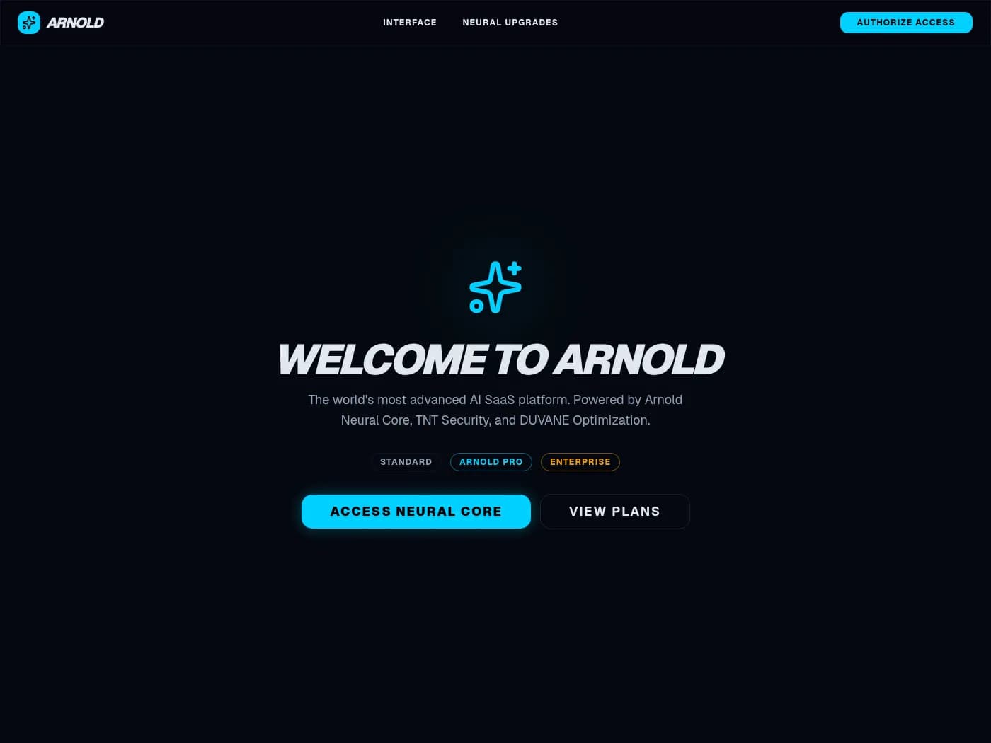 Arnold AI SaaS Platform