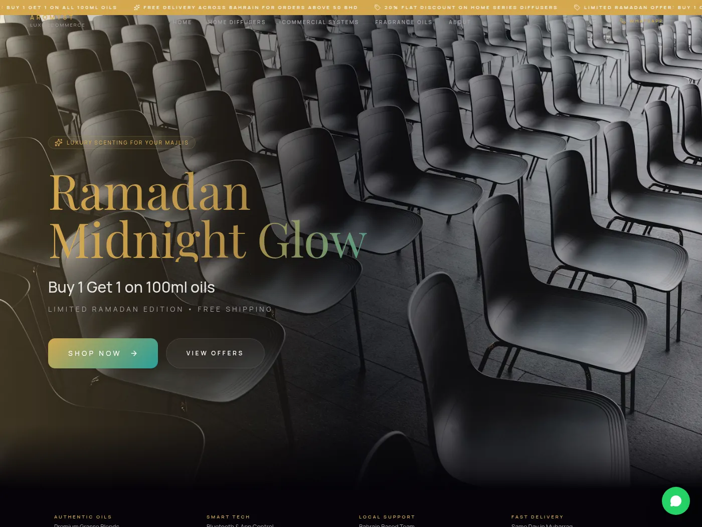 Aromyst Luxe eCommerce