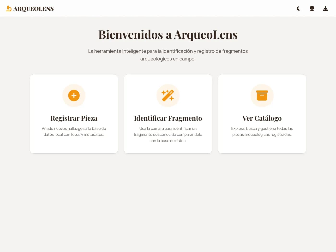 ArqueoLens Web App