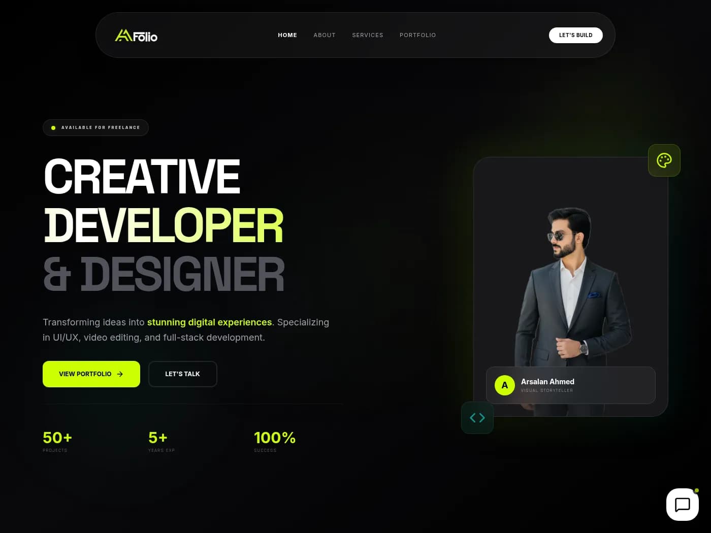 ArsalanFolio Pro Portfolio