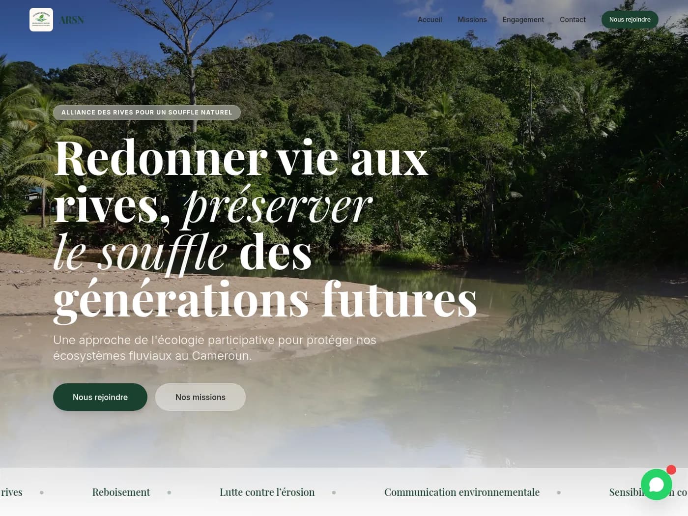 EcoRives ARSN Webspace