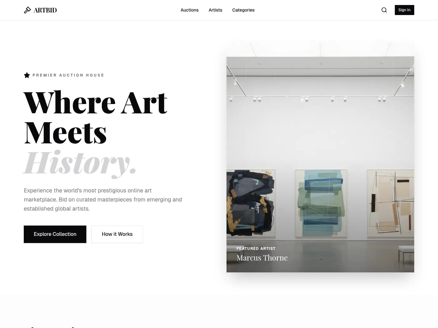 ArtBid Marketplace