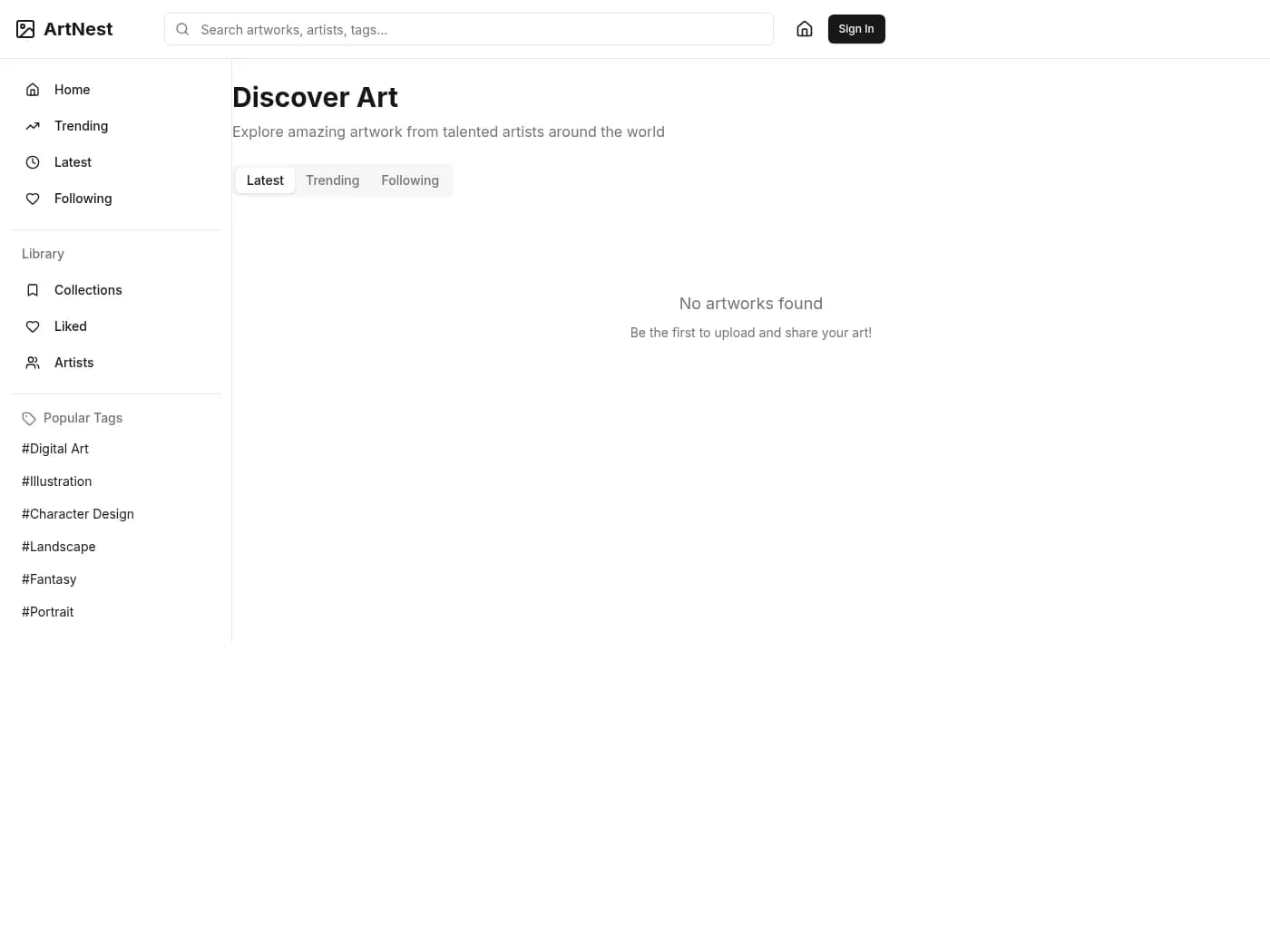 ArtNest Platform