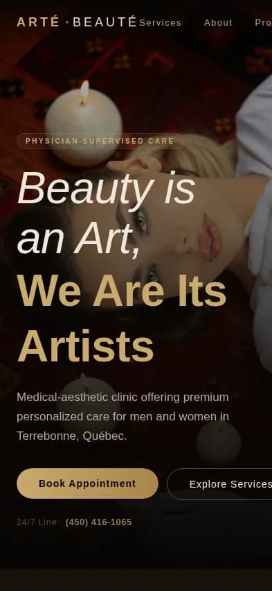 Arte Beauté Redesign
