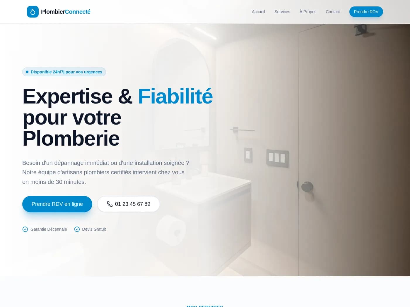Plombier Connecté