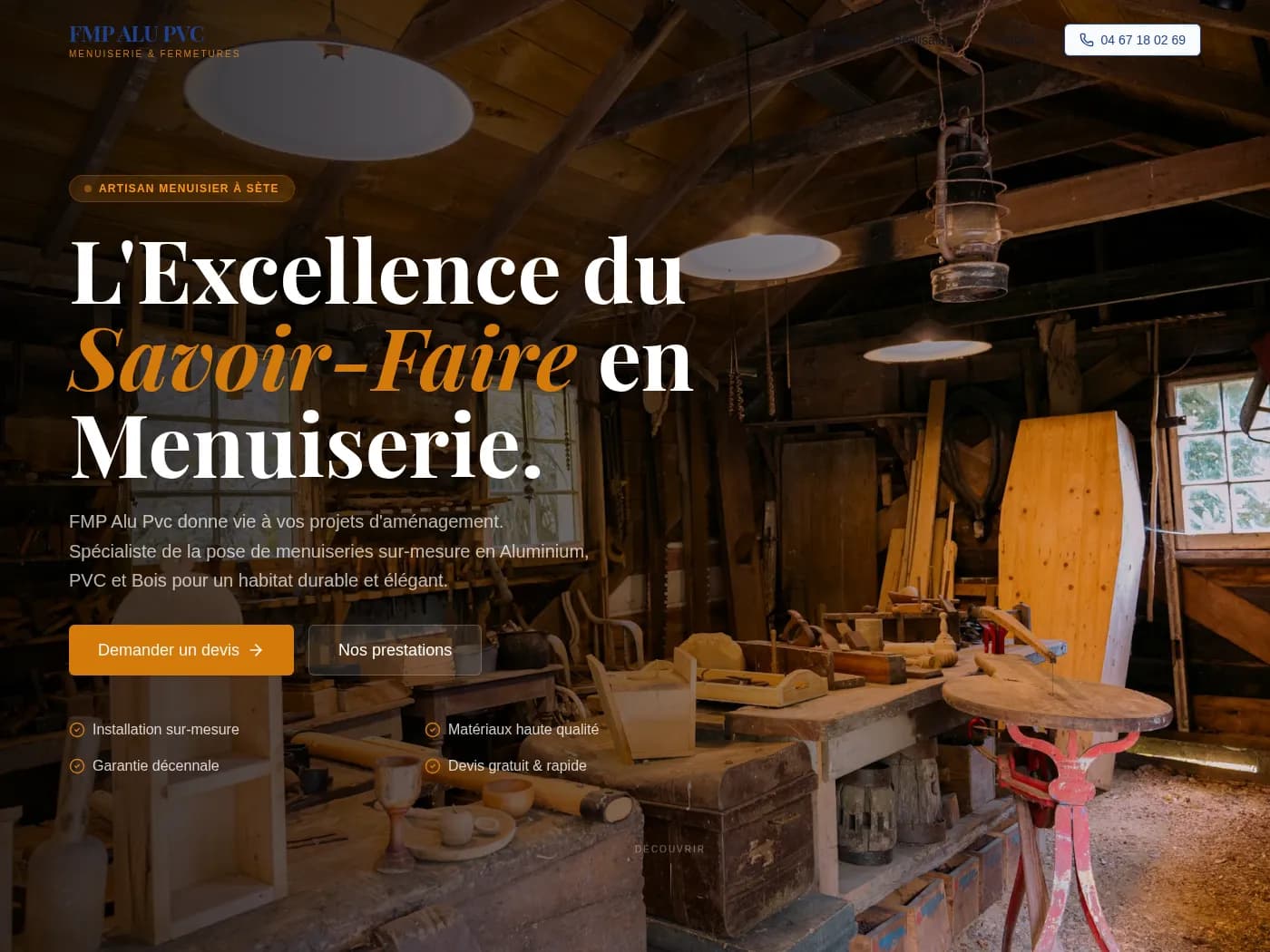 Menuisier Web Presence