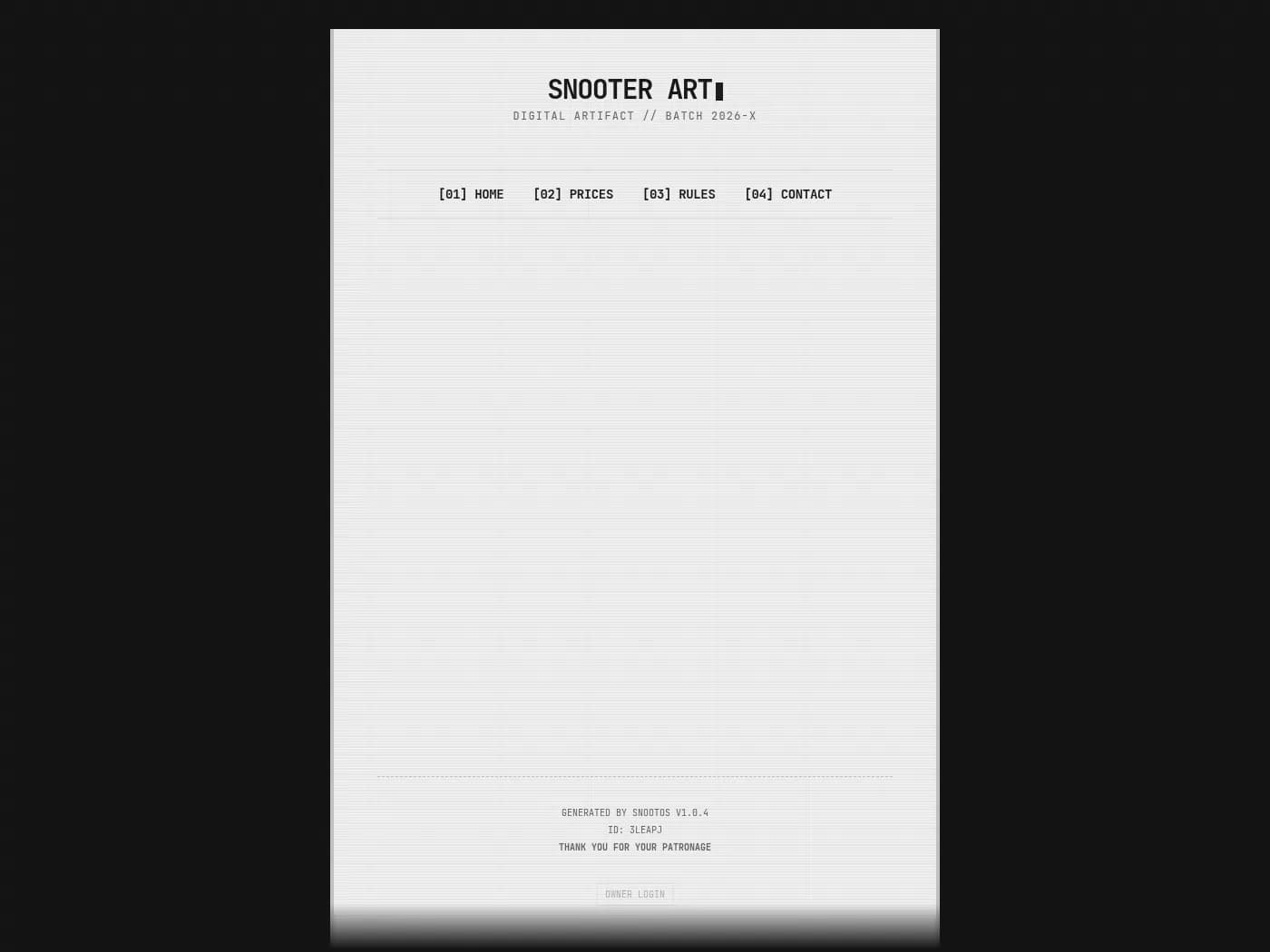 Artistry Portfolio Page