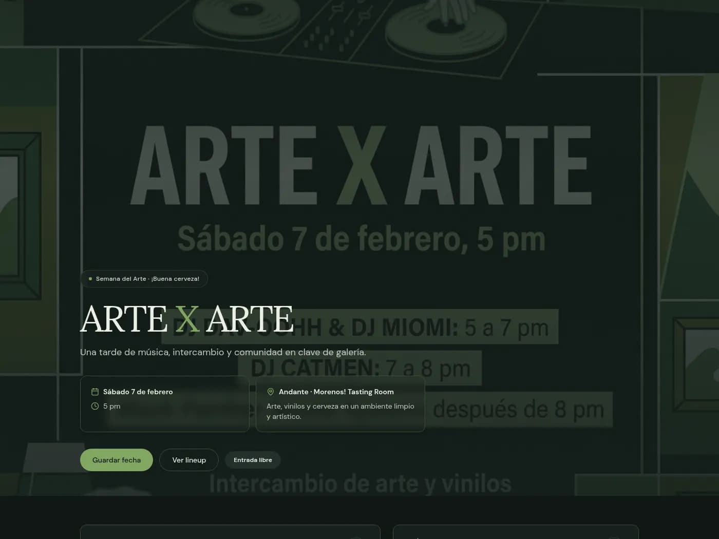 Artistic Logo Landing