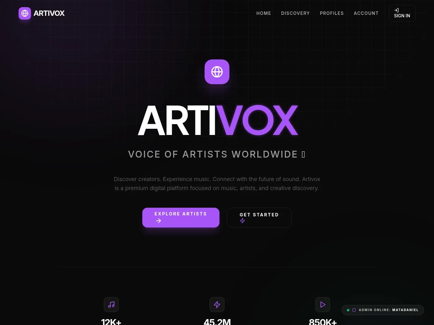 Artivox Neo Platform