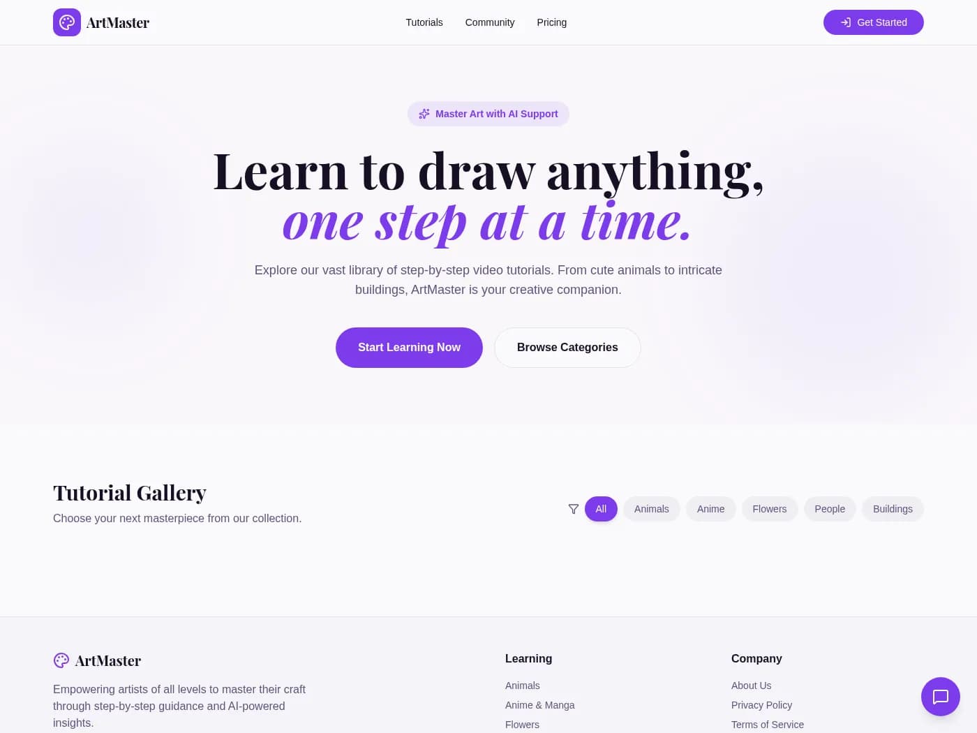ArtMaster Learning Hub