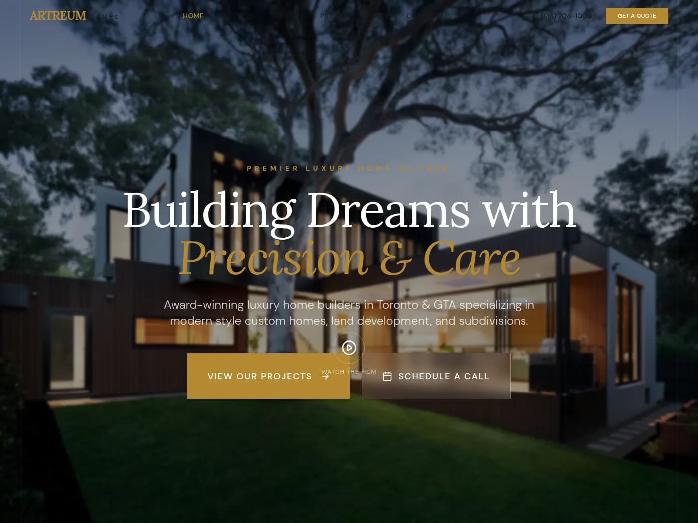 Artreum Website Refresh