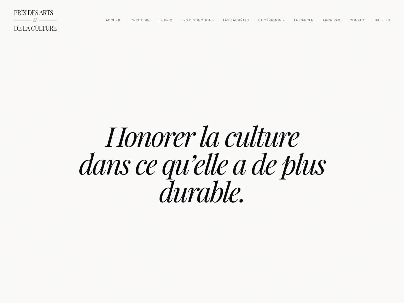 Arts & Culture Prize Site