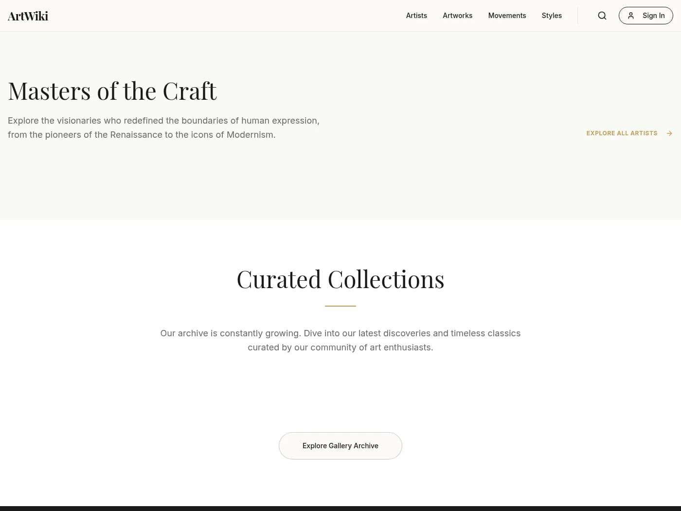 ArtWiki Clone
