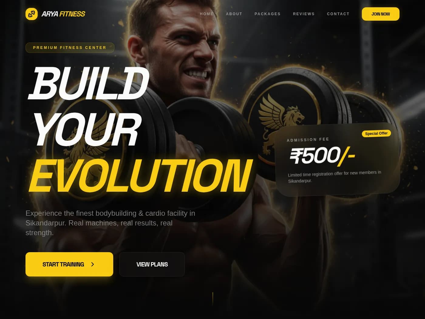 Arya Fitness Site