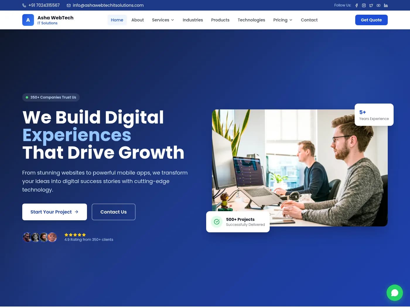AshaWebTech Clone