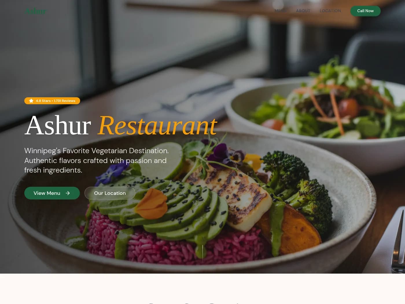 Ashur Restaurant Site