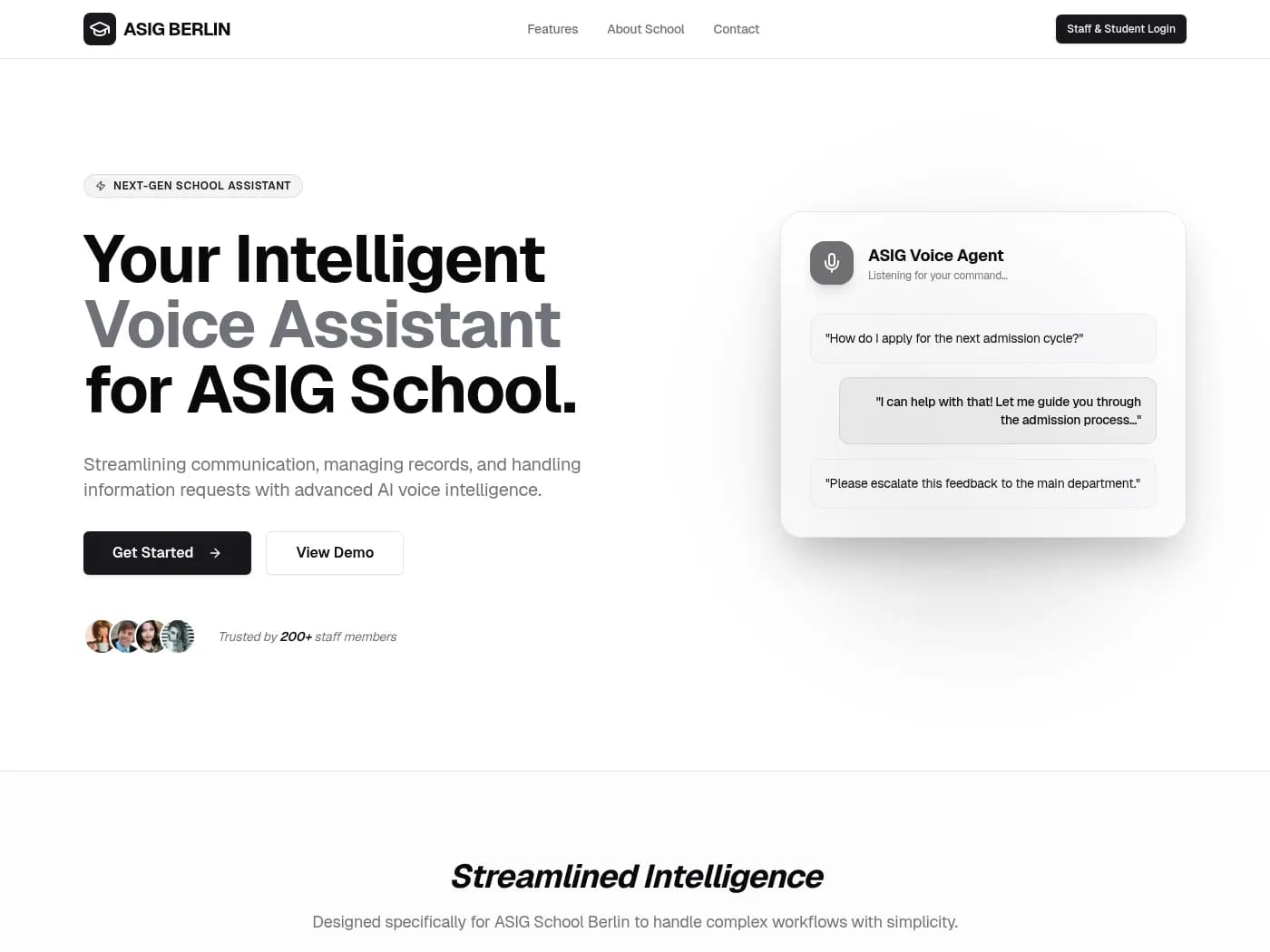 ASIG AI Voice Agent