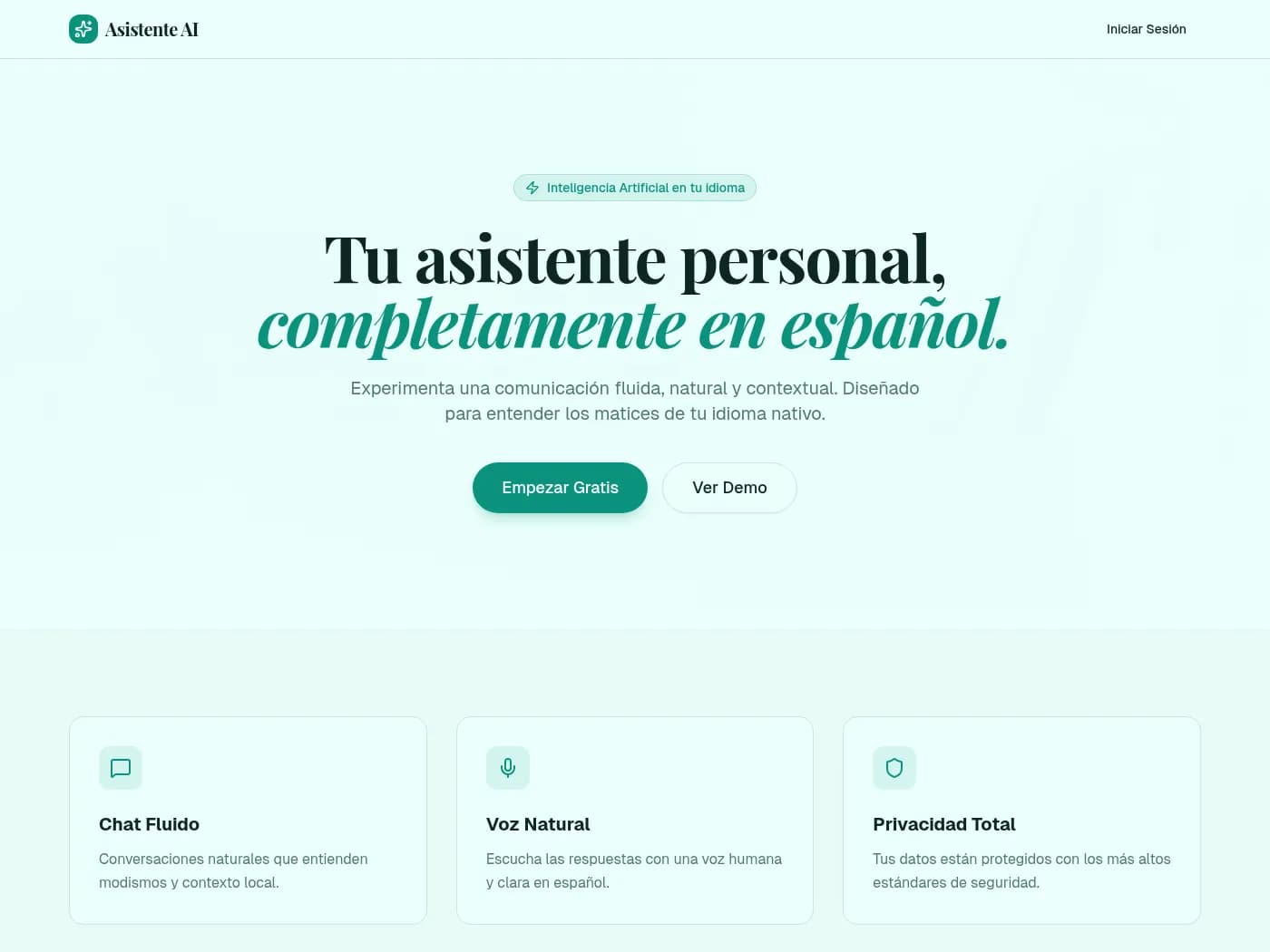 Asistente Español AI