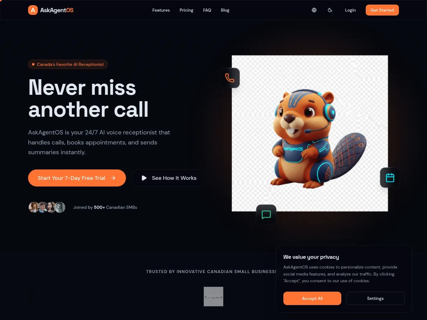 AskAgentOS Receptionist