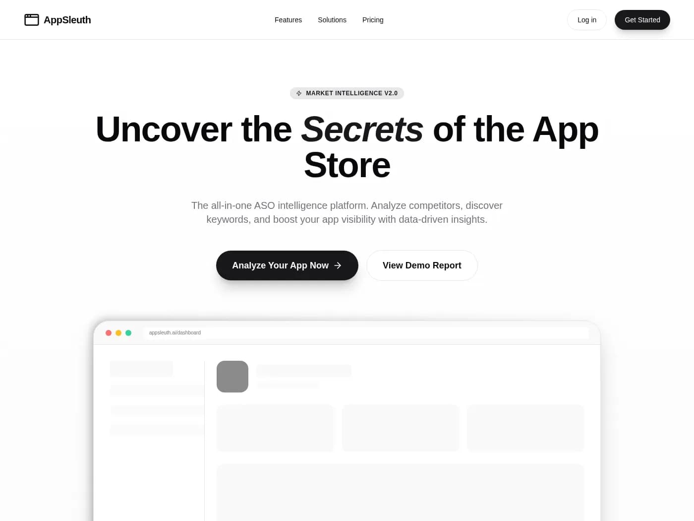 AppSleuth Intelligence