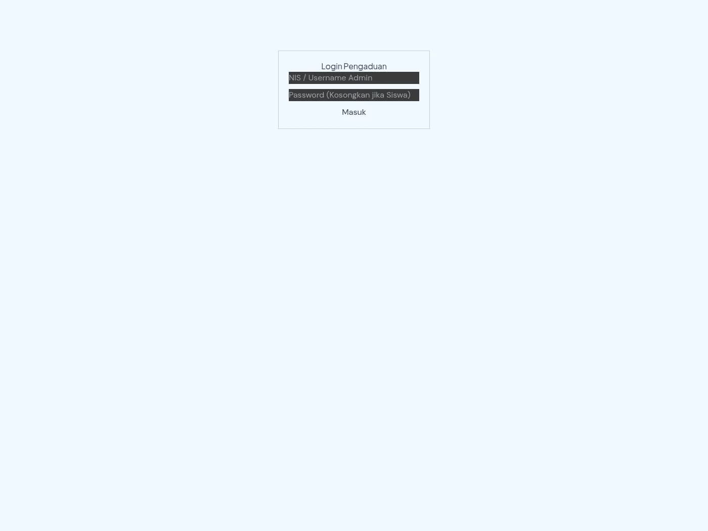 Aspirasi Siswa Portal