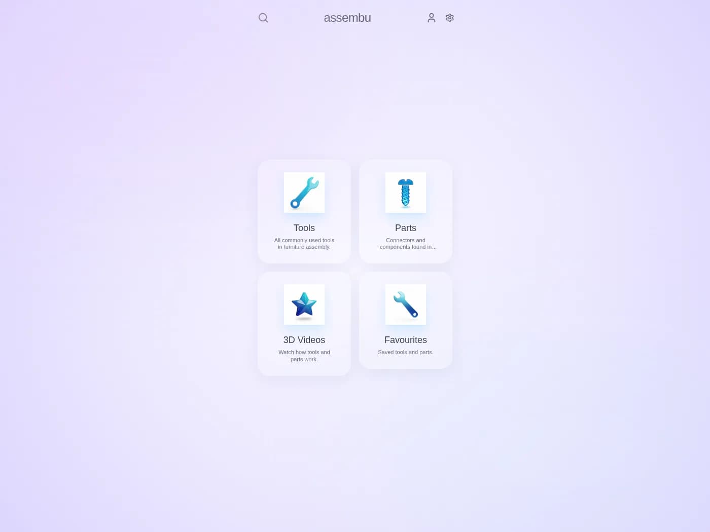 Assembu Home UI