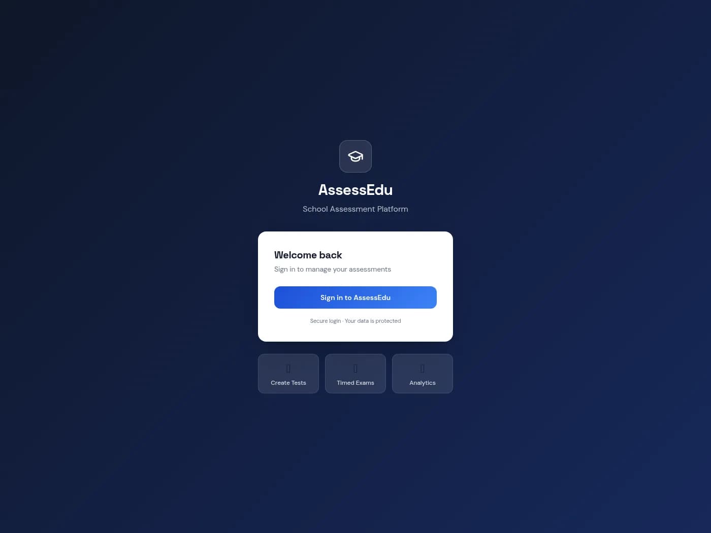 School Assessment Platform